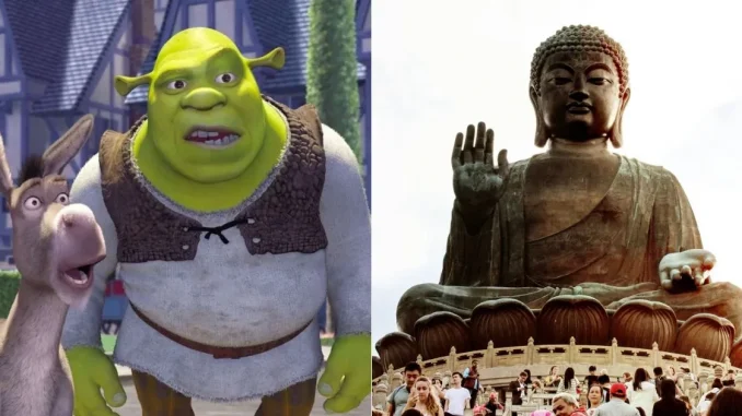 Le rezaba a buda y 4 años después se enteró de que era Shrek